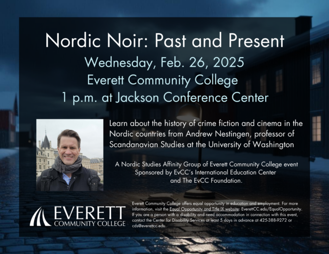 Nordic Noir Event! – Nordic Studies Affinity Group